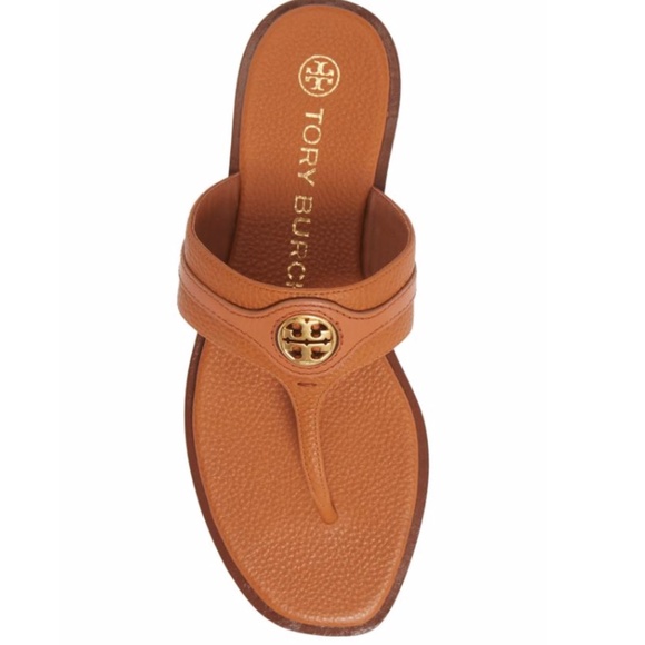 Tory Burch | Shoes | Tory Burch Tan New Carson Thong Welt Sandals ...